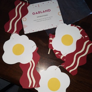 Breakfast Party Garland Brunch Party Garland | Etsy
