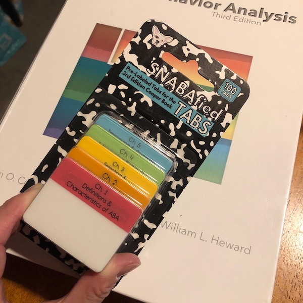 Concepts & Sh*t Notebook | ABA Study Material | BCBA Exam | SNABA ...