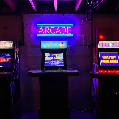 Retro Arcade Neon Sign Customize Your Arcade / Mancave LED Sign - Etsy