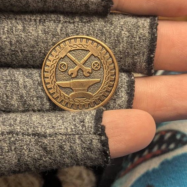DND DRUID COIN, Large Dungeons and Dragons Charachter Coin D20 Rpg - Etsy