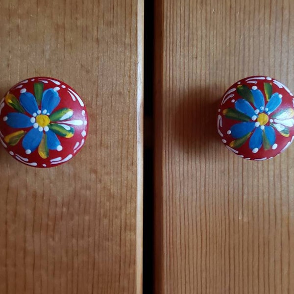 Norwegian Wooden Knobs Drawer Pulls - Etsy