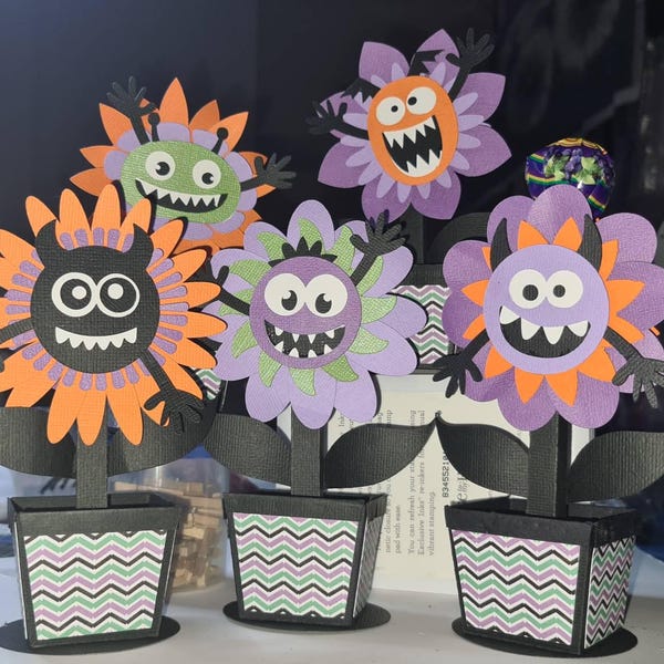 SPOOKY Flowers - 3D SVG | Instant Download | Halloween | Project for ...