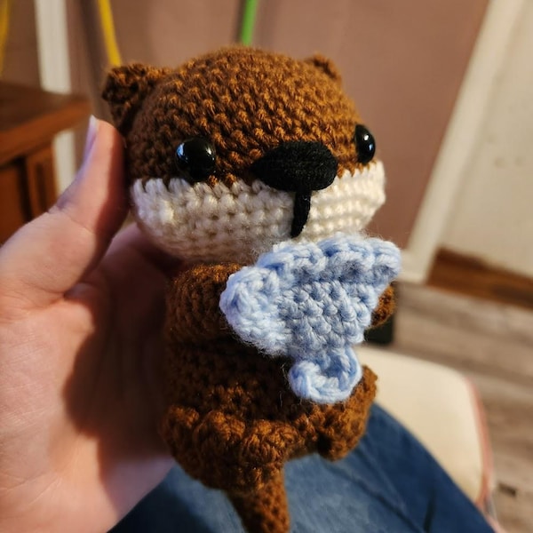 Amigurumi Otter Pattern, Plush Pattern, PDF Pattern, Stuffed Otter Toy ...