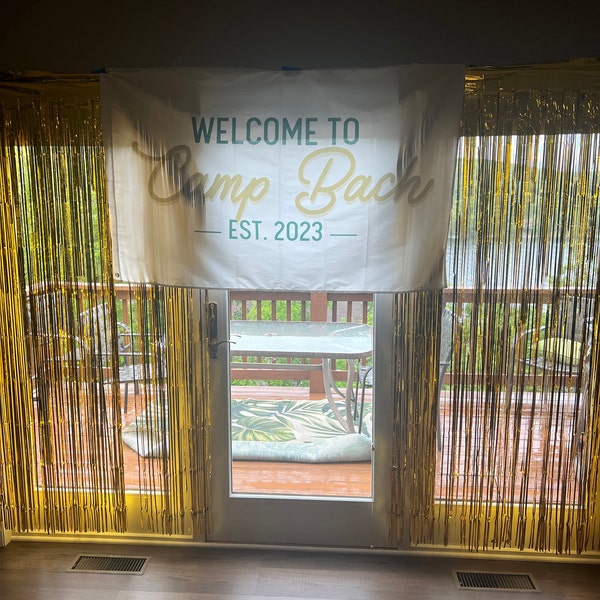 Camp Bach Emblem Flag for Camp-themed Bachelorette Party - Etsy