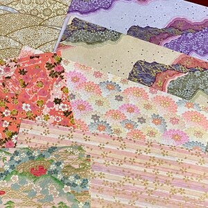 Origami yuzen Washi chiyogami Silk Screen Paper craft - Etsy