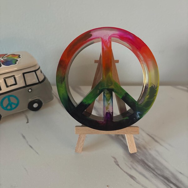 Epoxy Resin Peace Signs - Etsy