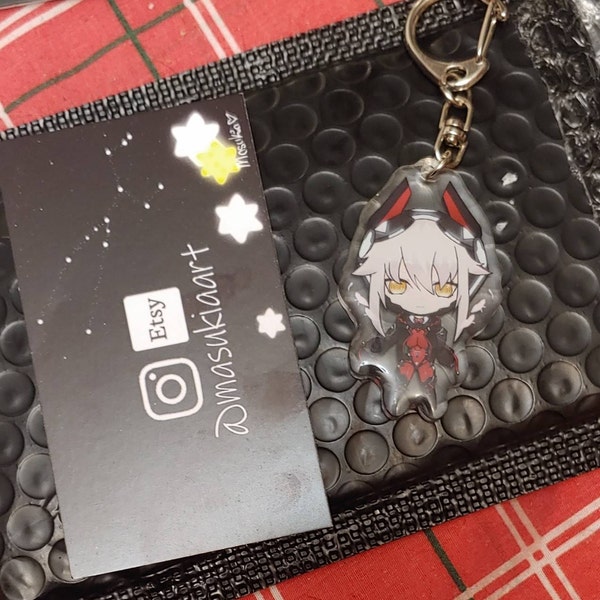 Ilast BATCH 2 Vtuber Silvervale Streamer Chibi Acrylic Phone Charm - Etsy