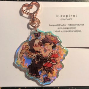 Thanzag Zagthan Zagreus Thanatos Keychain Charm Hades Game - Etsy
