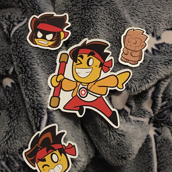 LMK| Cute Chibi Matted Stickers - Etsy