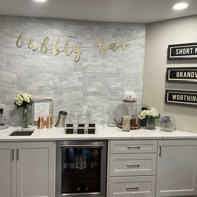 Bubbly Bar Banner Wedding Banner Gold Glitter Party - Etsy