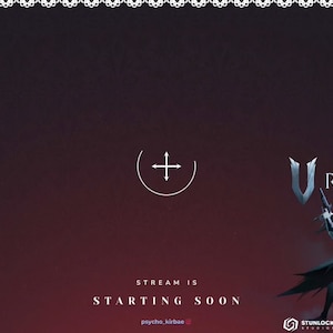 Shadows Animated Stream Package Gaming Chatting Overlays Twitch Panels ...