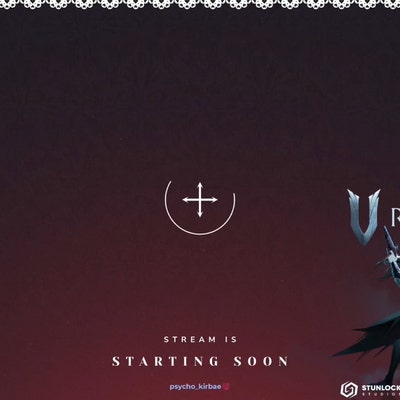 Shadows Animated Stream Package Gaming Chatting Overlays Twitch Panels Animated Alerts Gothic ...