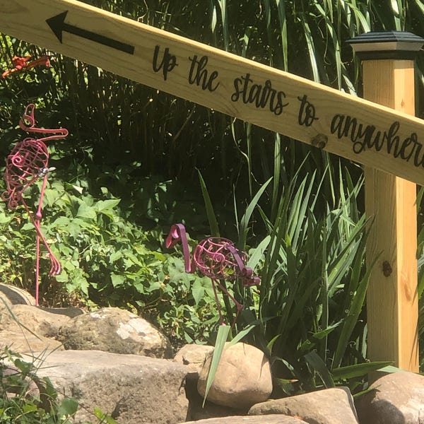 Metal Arrow Sign | Arrow Sign | Address or Business Sign | House Arrow ...