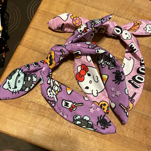 Halloween Headband | Halloween Pumpkins Black Topknot Headband ...