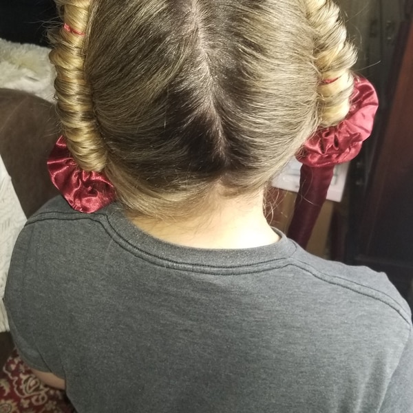 Silk Heatless Curls Long Hair Curler Ribbon With a Bow, Organic ...