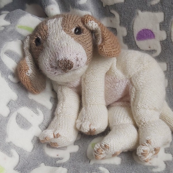 KNITTING PATTERN Beagle Puppy - Etsy