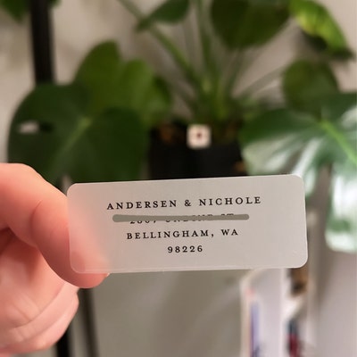 Address Labels, Clear Address Labels, Custom Return Address Stickers ...