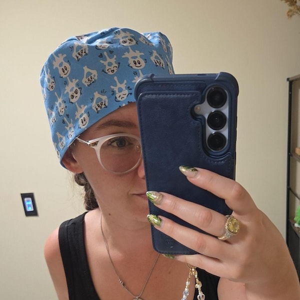 PREMIUM Neuro Treasures ~ Modern Scrub Cap, Nurse Cap, Scrub Hat, OR ...