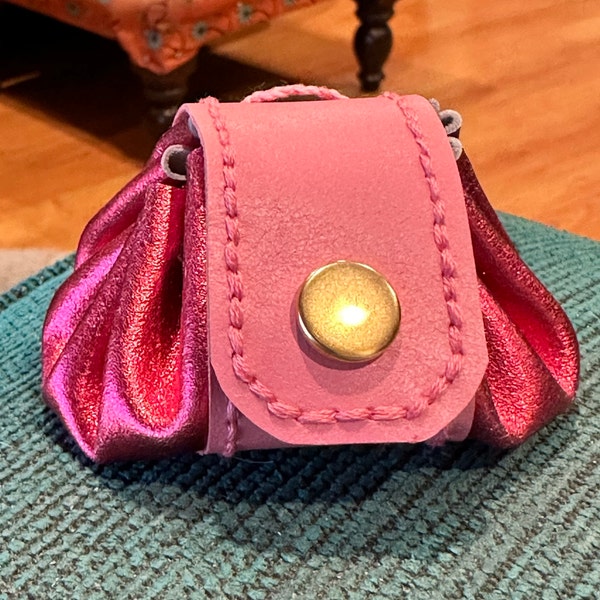 Leather Dumpling Coin Purse Pattern, Leather Pdf Template, DIY Leather ...