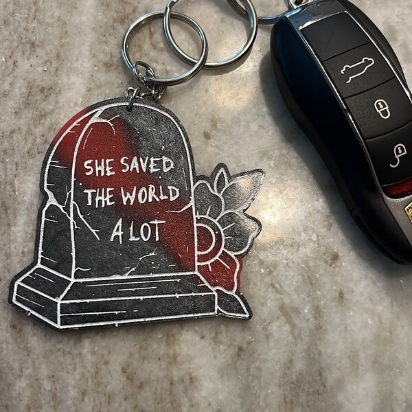 Buffy the Vampire Slayer Headstone Keychains - Etsy