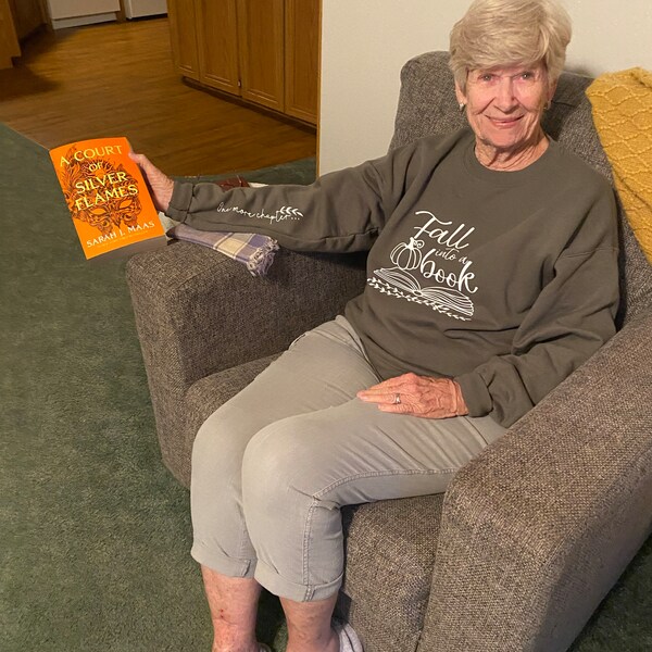 Fall Into A Book Crewneck, Fall Book Shirt, Autumn Bookish Merch, Gifts ...