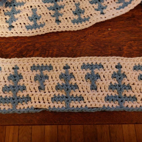 Crochet PATTERN Tree Tops Throw, Blanket, Afghan. Original Design by ...