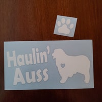 Australian Shepherd Haulin Auss Dog Decal Sticker A1198 - Etsy