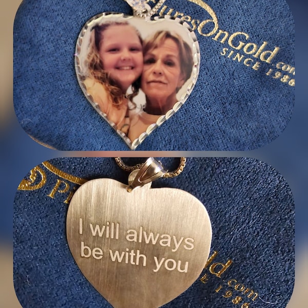 Photo Necklace • Personalized Photo Necklace • Necklace With Picture ...