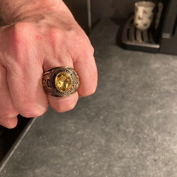 Custom Made Ring , Silver 925 , 1962 , Naval Ring , Class , New ...