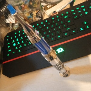 Steampunk Sonic Screwdriver Black & Yellow With Light and - Etsy