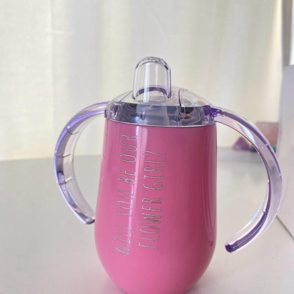 Personalized Sippy Cup, Stainless Steel Toddler Cup, Birthday Gift, Kid ...