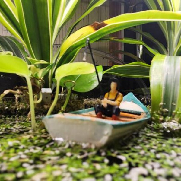 Floating House on Water, Fish Tank Decoration,aquarium Decor,handmade ...