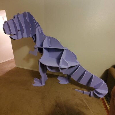 TRICERATOPS SHELF Dxf Plan Laser Cutting File, Dinosaur Home Decor ...