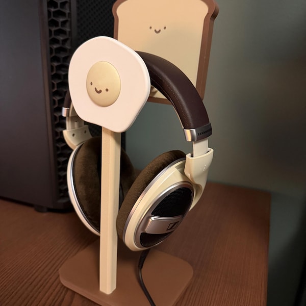 Cute Headphone Stand - Set With Cat, Ribbon and Heart Accessory - Fully ...