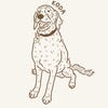 Custom Dog Portrait, Badly Drawn Dog, Pet Portrait, Pet Commission ...