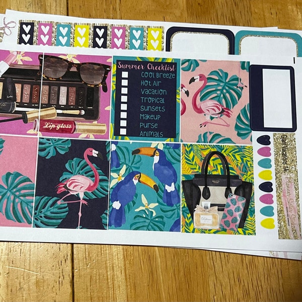 Matte! Fun Park, Weekly, Inspired, Themed, Planners Stickers Sets, Erin ...