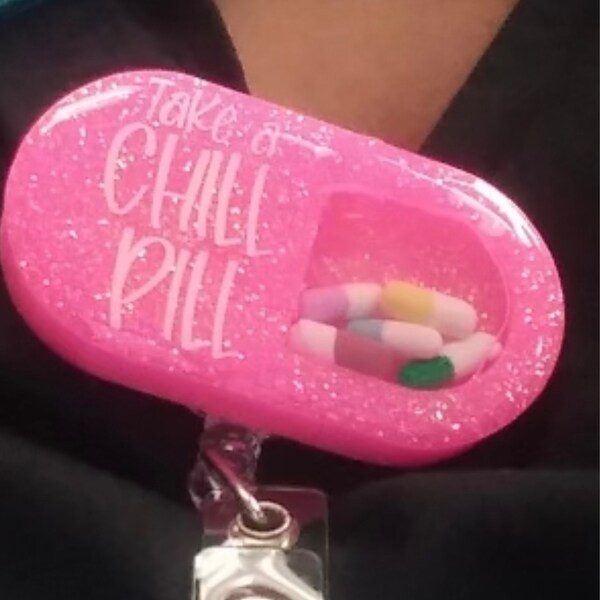 Pill Nurse Badge Reel || Med Badge Reel || Med Student || Rn || Lvn ...