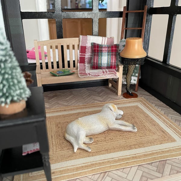 Sale Dollhouse Miniatures Area Rug, Dollhouse Accents, Dollhouse Living ...