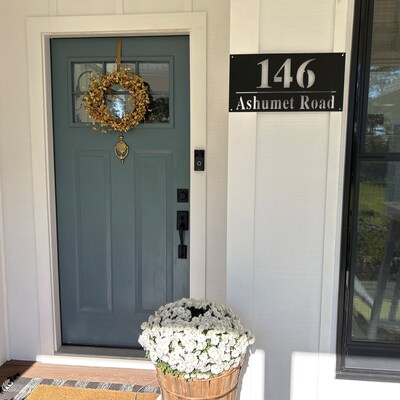 Custom Metal Address Sign, Custom Street Address Sign, Metal House ...