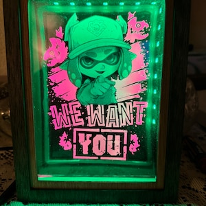 Link Legend of Zelda Night Light, Shadow Box, Caja De Luz, Amazing Gift ...