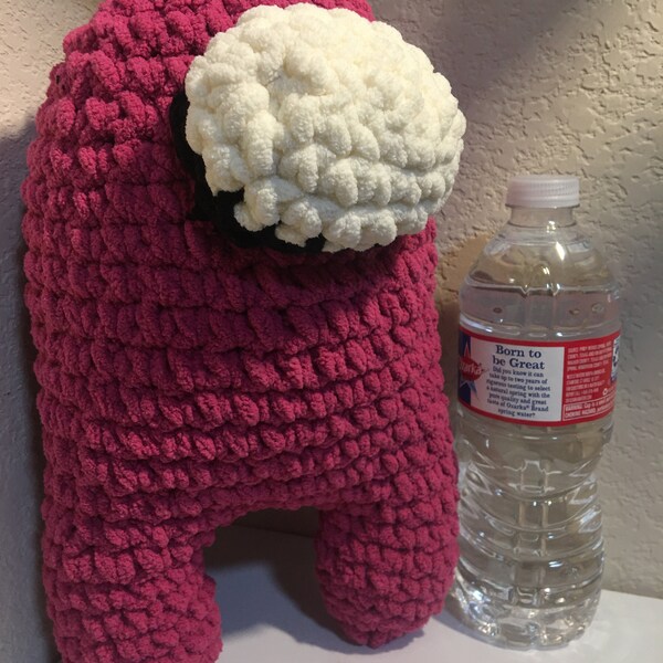 Traffic Cone Crochet Plushie Handmade With Plush Yarn Stuffed Animal - Etsy