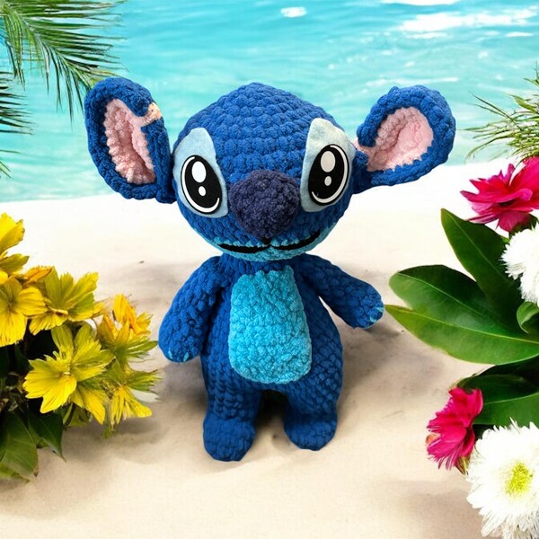 Crochet Blue Alien Pattern, Koala Crochet , Plush Toy, English and ...