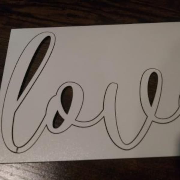 Wedding Photo Booth Props | Word Cutouts for Wedding Photo Booth | DIY ...