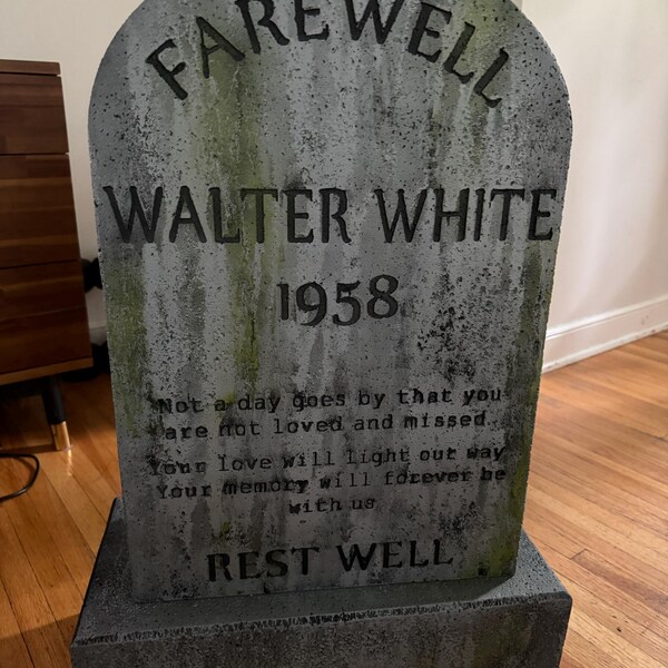 Evil Soul Studios LIFE SIZE Vintage Series Rest Gently Tombstone ...