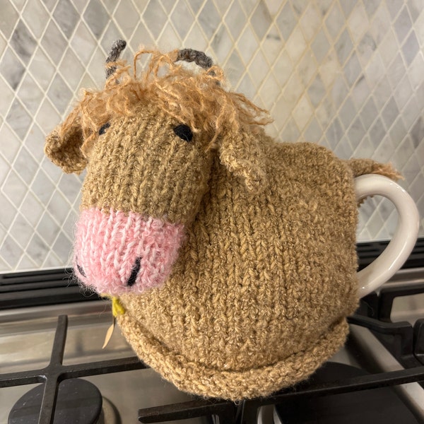 Donkey Hand Knitted Tea Cosy - Etsy