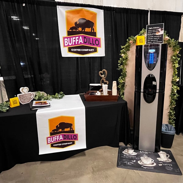 Custom Table Runner With Logo Craft Fair, Vendor Tables, Trade Shows ...