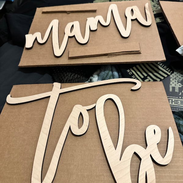 Custom Wood Words, Custom Word Signs, Wall Quotes, Wooden Word Cutout ...