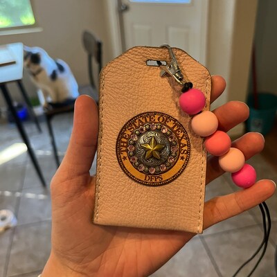 State of Texas ID Holder, ID Holder, Badge Holder - Etsy