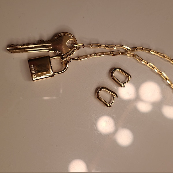 Lock and Key Necklace | Gold Lock | Gold Key Necklace | Gold Key | Lock ...