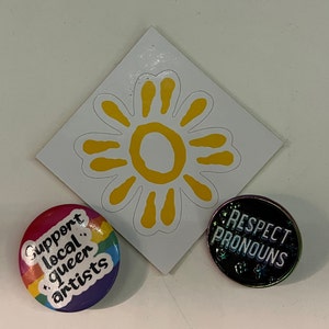 LGBT Pride Pins / Cup of Queer Pride / Discreet LGBT Flag - Etsy